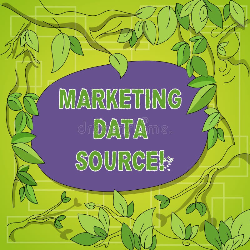 Writing Note Showing Marketing Data Source. Business Photo Showcasing Connection Set Up To a ...