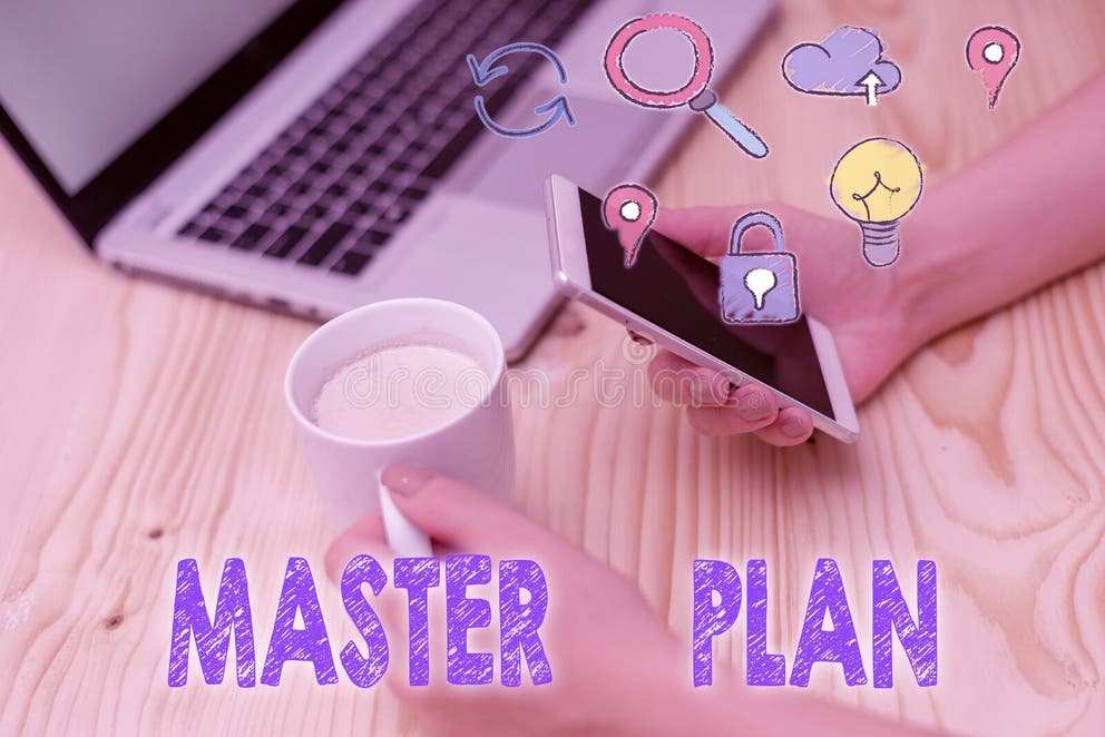 Writing Note Showing Master Plan. Business Photo Showcasing Dynamic ...