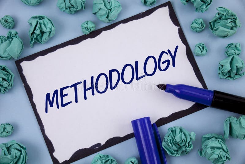 Writing Note Showing Methodology. Business Photo Showcasing System of ...