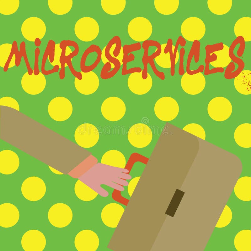 Writing Note Showing Microservices. Business Photo Showcasing Software ...