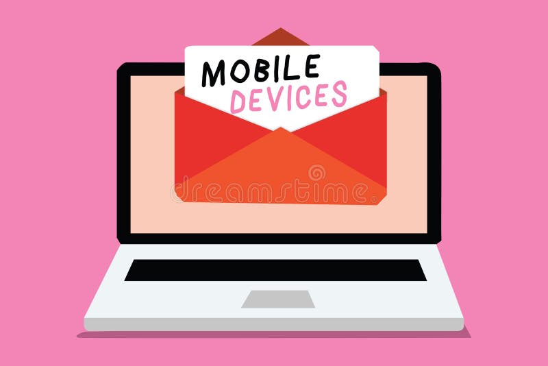Writing Note Showing Mobile Devices. Business Photo Showcasing a ...