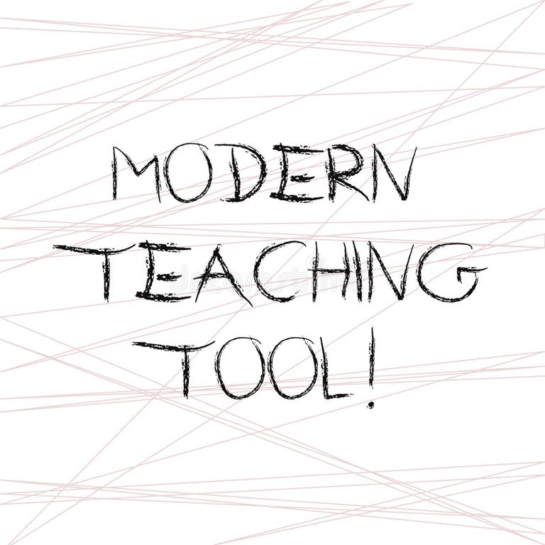 Writing Note Showing Modern Teaching Tool. Business Photo Showcasing ...