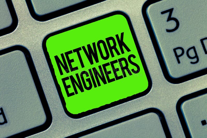 Writing Note Showing Network Engineers. Business Photo Showcasing ...