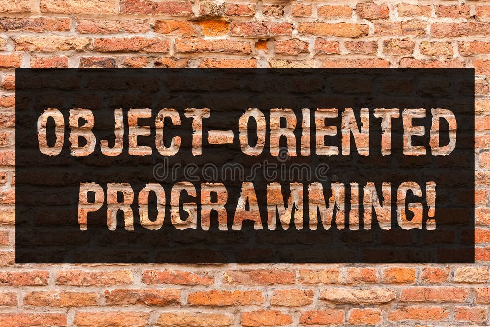 Writing Note Showing Object Oriented Programming. Business Photo ...