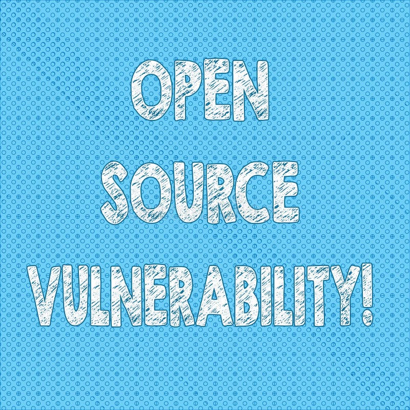 Writing Note Showing Open Source Vulnerability Business Photo Showcasing Publicized Exploits