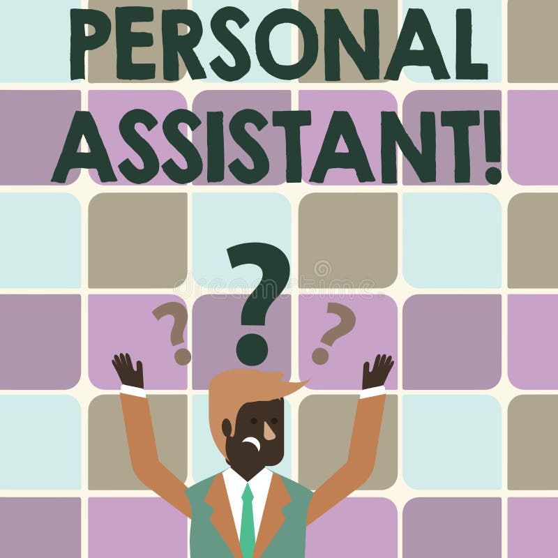 Writing Note Showing Personal Assistant. Business Photo Showcasing ...