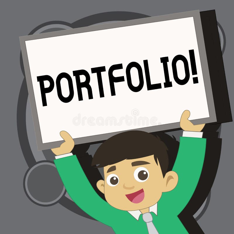 Writing Note Showing Portfolio. Business Photo Showcasing Examples of ... Writing Note Showing Portfolio. Business Photo Showcasing Examples of ...