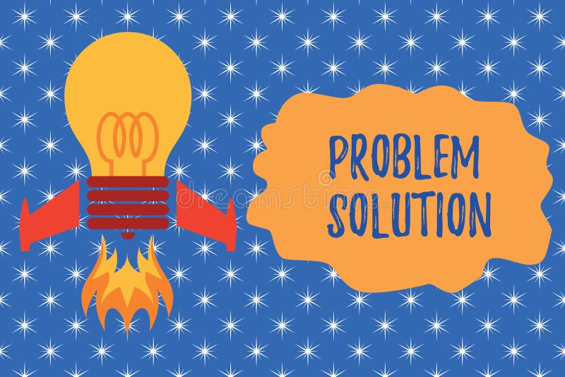 Writing Note Showing Problem Solution Business Photo Showcasing Solving Consists Of Using