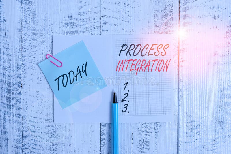 Writing Note Showing Process Integration. Business Photo Showcasing ... Writing Note Showing Process Integration. Business Photo Showcasing ...