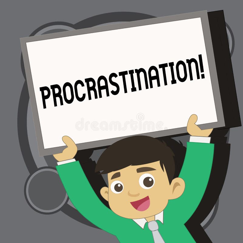 Procrastination Stock Illustrations – 2,636 Procrastination Stock ...