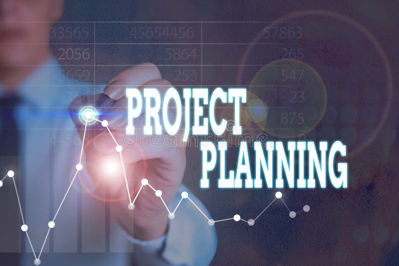 Writing Note Showing Project Planning. Business Photo Showcasing Plan ...