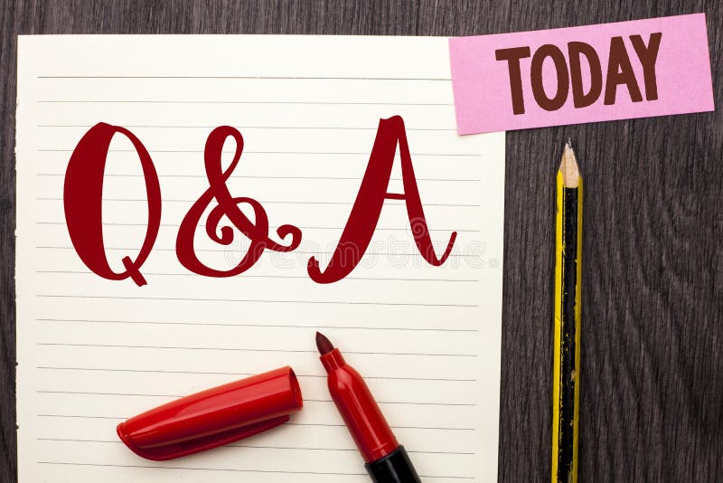 Writing Note Showing Q a. Business Photo Showcasing Ask Frequently Faq ...