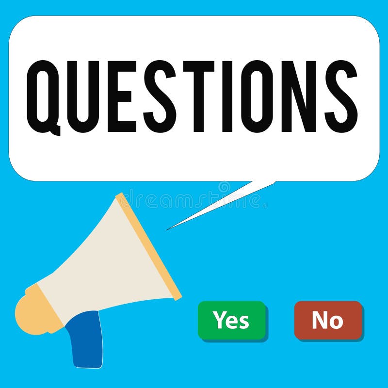 Writing Note Showing Questions. Business Photo Showcasing Interrogative ...