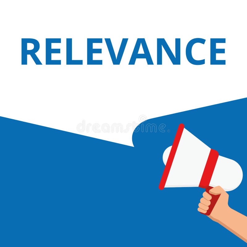 Writing Note Showing Relevance Stock Illustration - Illustration of ...