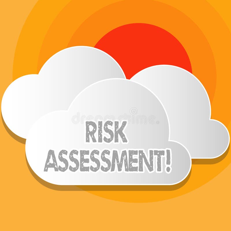 Writing Note Showing Risk Assessment. Business Photo Showcasing ...