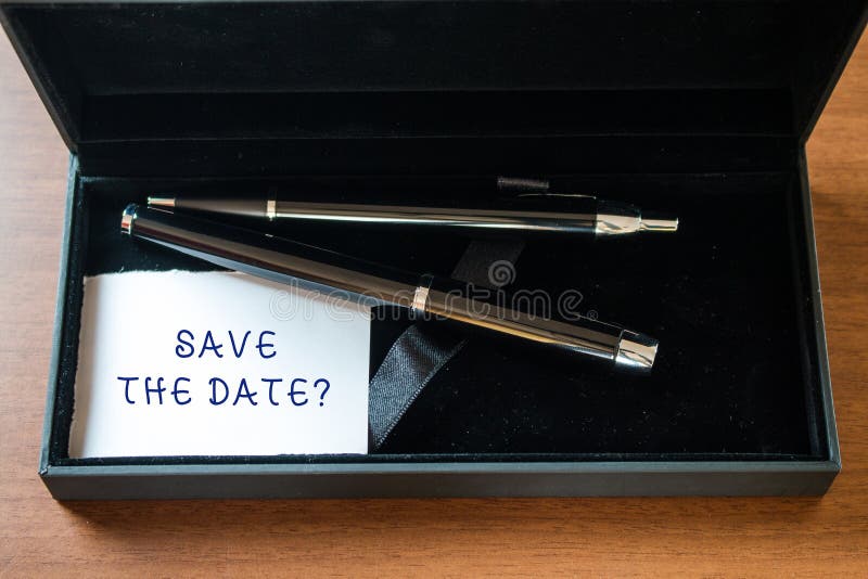 Writing Note Showing Save the Date Question. Business Photo Showcasing ...