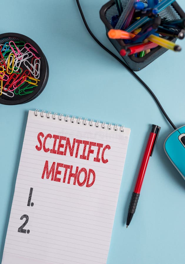 Writing Note Showing Scientific Method. Business Photo Showcasing ...