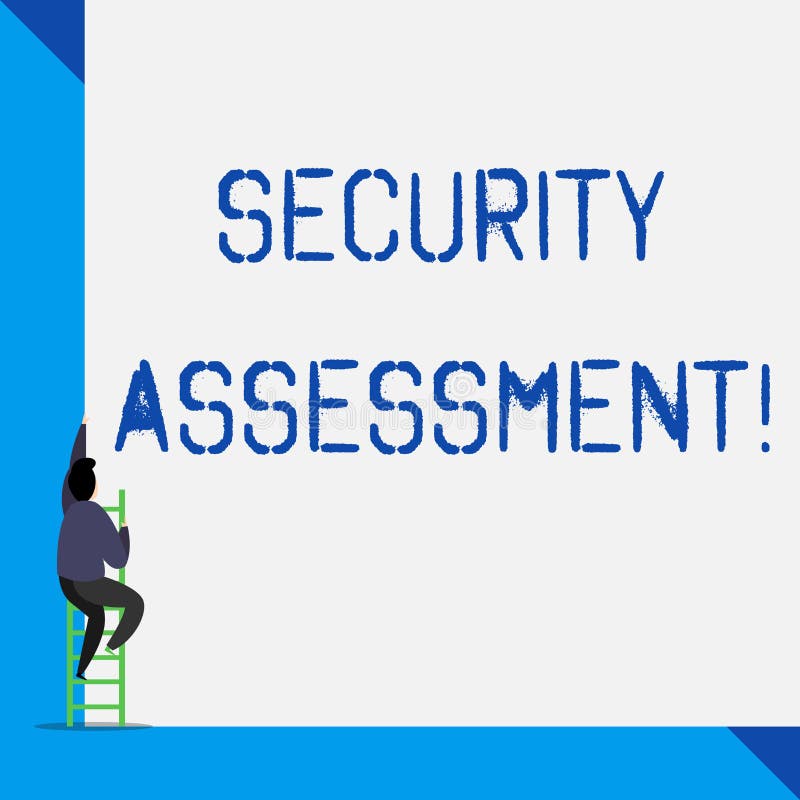 Writing Note Showing Security Assessment. Business Photo Showcasing ...
