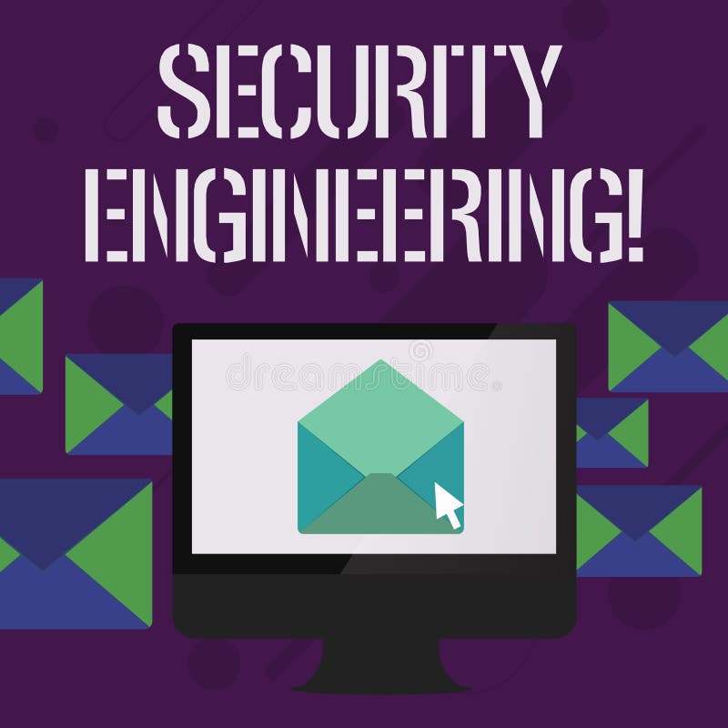 Writing Note Showing Security Engineering. Business Photo Showcasing ...