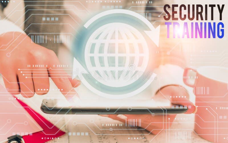 Writing Note Showing Security Training. Business Photo Showcasing ...