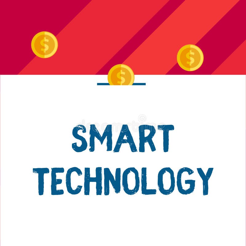 Writing Note Showing Smart Technology. Business Photo Showcasing ...