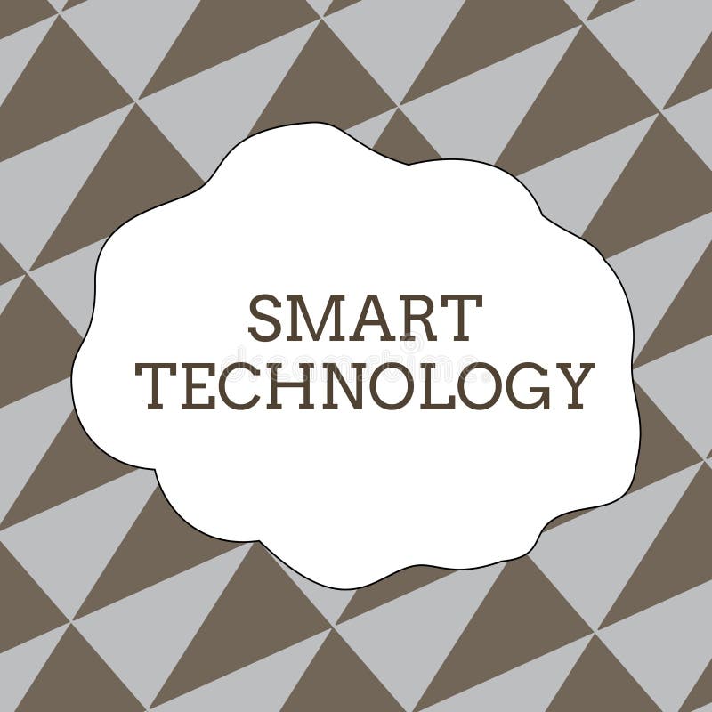 Writing Note Showing Smart Technology. Business Photo Showcasing ...