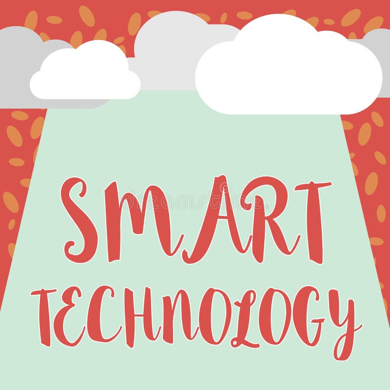 Writing Note Showing Smart Technology. Business Photo Showcasing ...