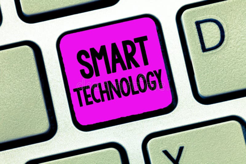 Writing Note Showing Smart Technology. Business Photo Showcasing ...