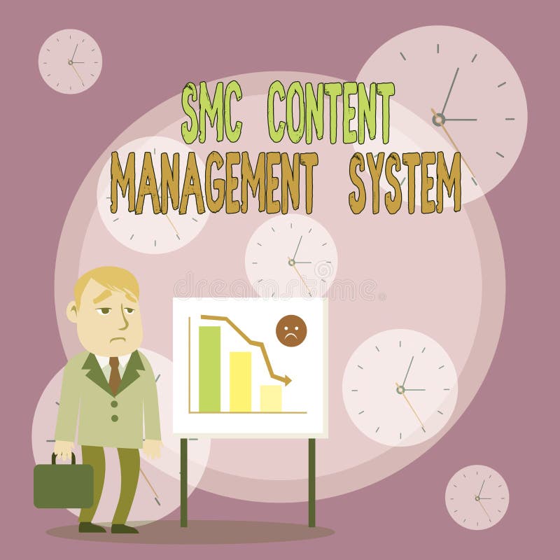 Writing Note Showing Smc Content Management System. Business Photo ...