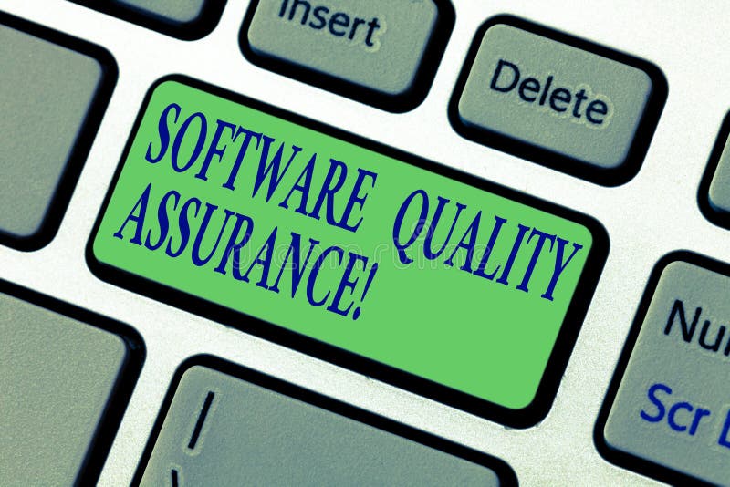 Writing Note Showing Software Quality Assurance. Business Photo ...