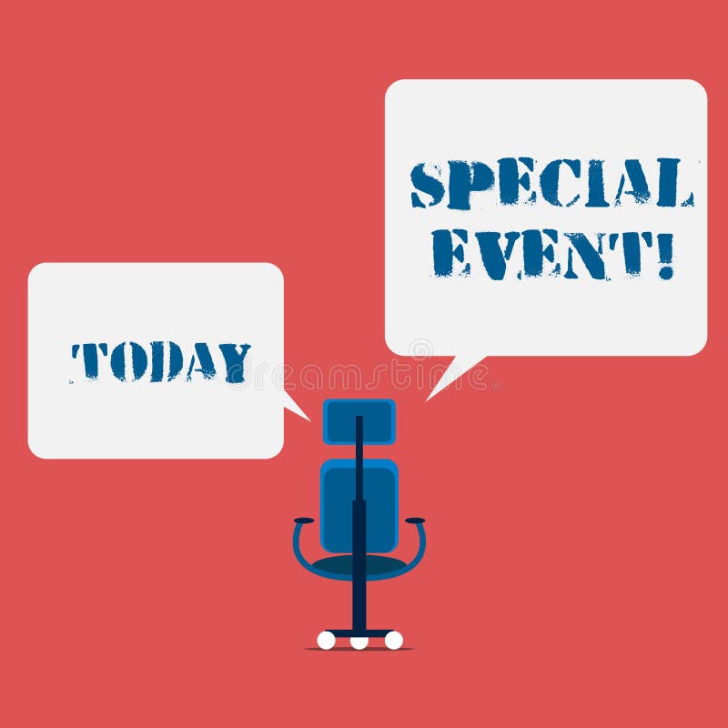 Writing Note Showing Special Event. Business Photo Showcasing Activity ...