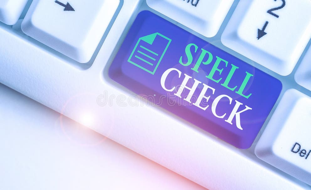 Writing Note Showing Spell Check. Business Photo Showcasing To Use a ...