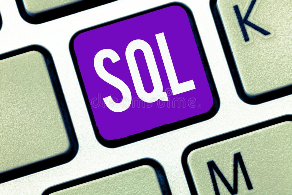 Writing Note Showing Sql. Business Photo Showcasing a Standard Computer ...