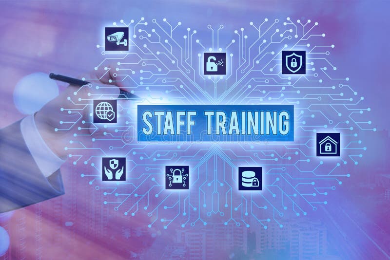 Writing Note Showing Staff Training. Business Photo Showcasing a ...