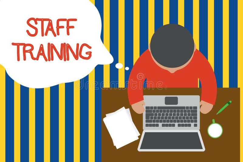 Writing Note Showing Staff Training. Business Photo Showcasing a ...