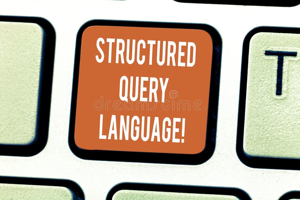 Writing Note Showing Structured Query Language. Business Photo Showcasing Computer Language for ...