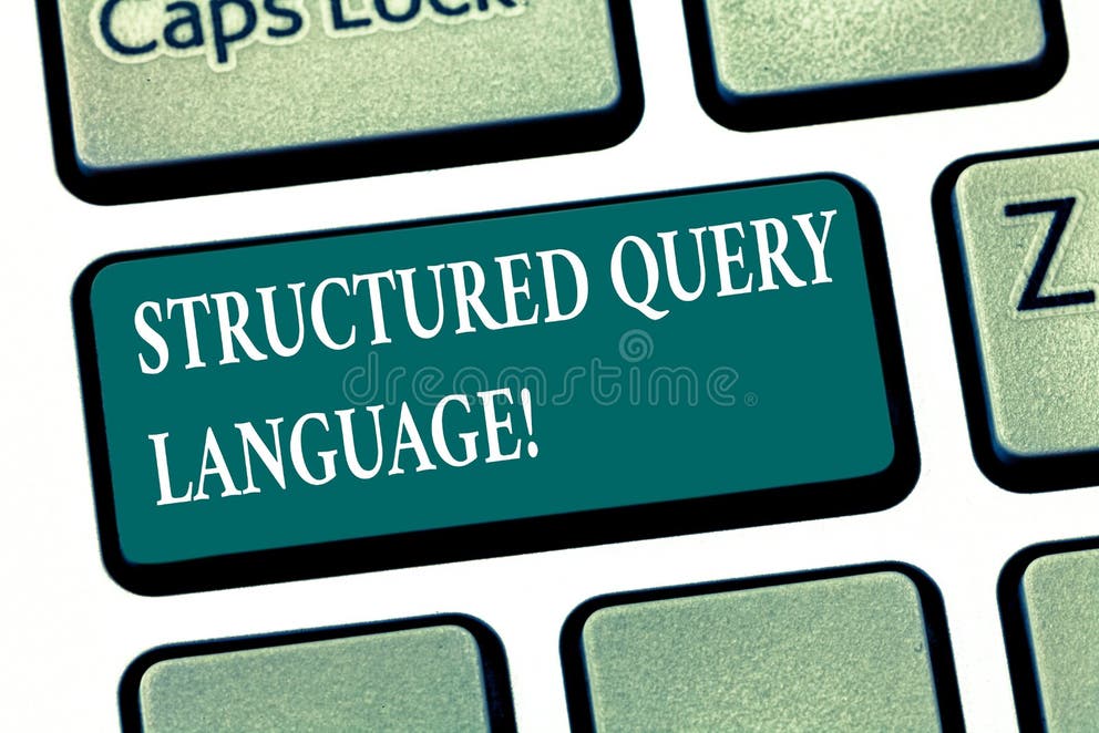 Writing Note Showing Structured Query Language. Business Photo Showcasing Computer Language for ...