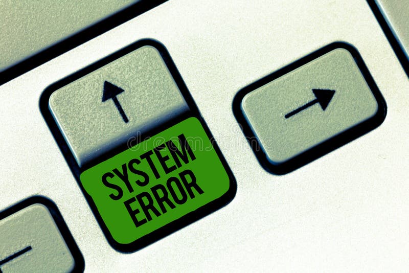 Writing Note Showing System Error. Business Photo Showcasing ... Writing Note Showing System Error. Business Photo Showcasing ...