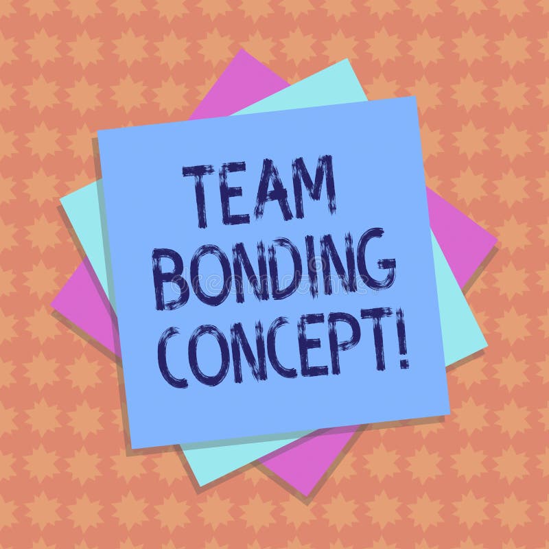 Writing Note Showing Team Bonding Concept. Business Photo Showcasing ...