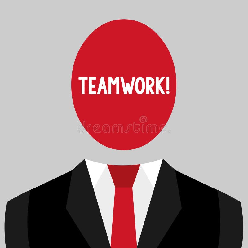 Writing Note Showing Teamwork. Business Photo Showcasing Combined ...