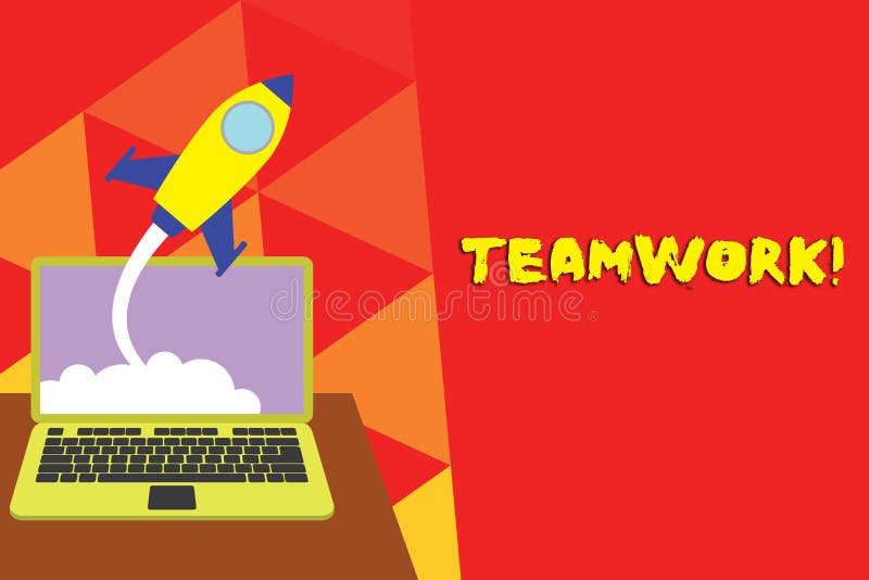 Writing Note Showing Teamwork. Business Photo Showcasing Combined ...