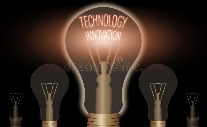 Writing Note Showing Technology Innovation. Business Photo Showcasing ...