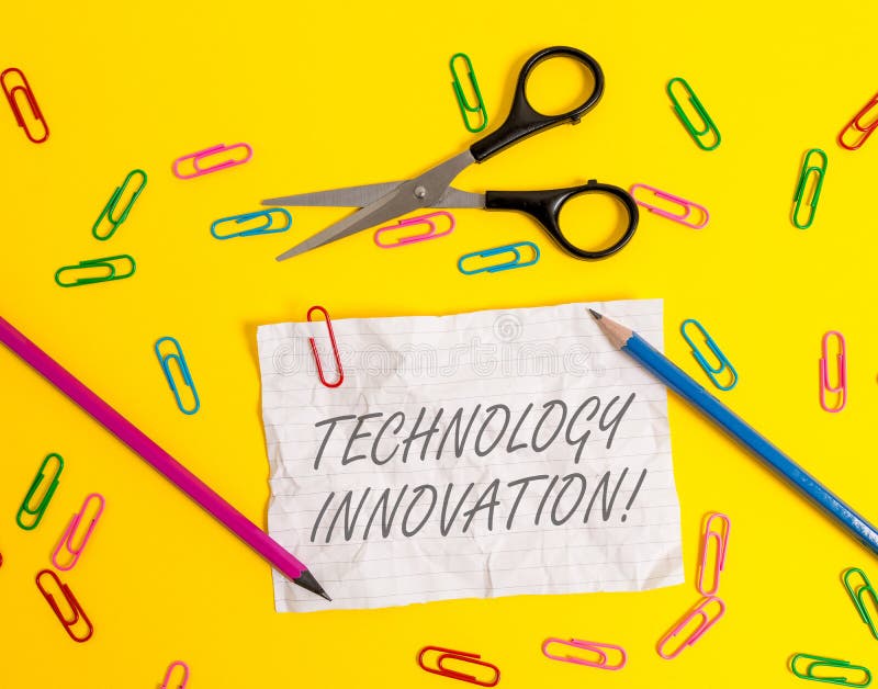 Writing Note Showing Technology Innovation. Business Photo Showcasing ... Writing Note Showing Technology Innovation. Business Photo Showcasing ...
