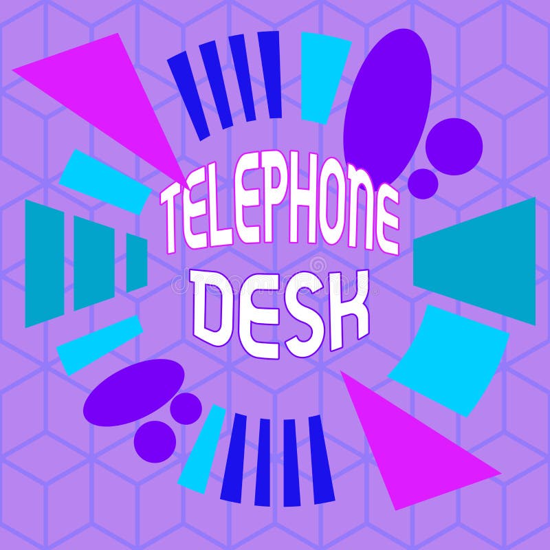 Writing Note Showing Telephone Desk. Business Photo Showcasing Provide ...