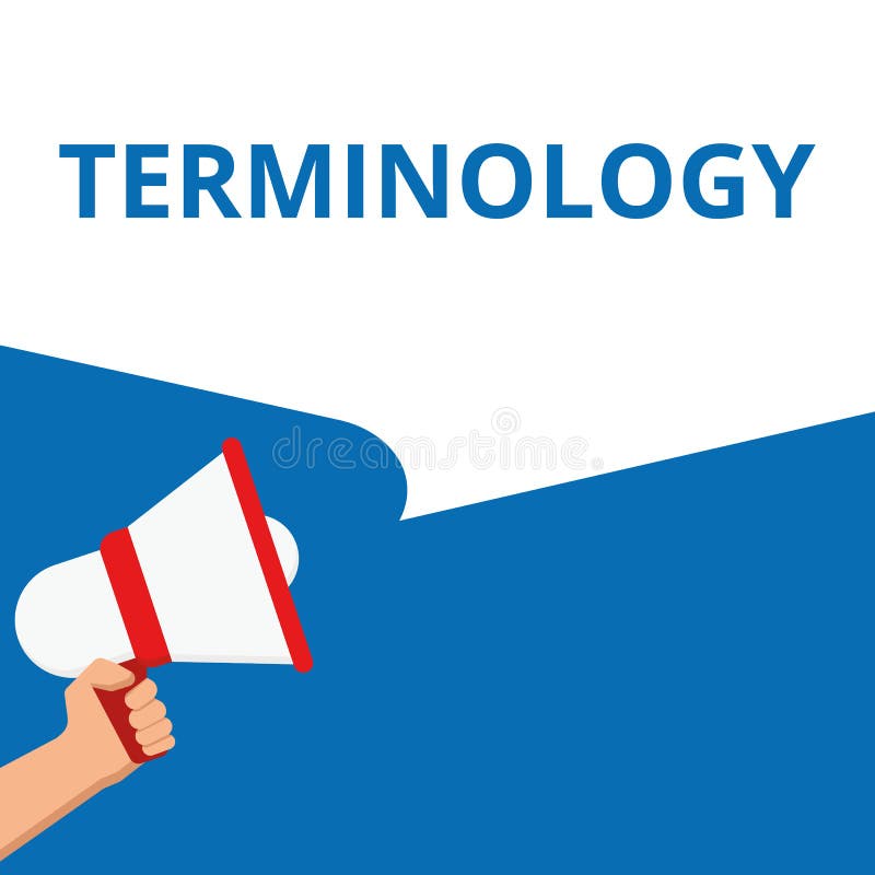 Writing Note Showing Terminology Stock Illustration - Illustration of ...