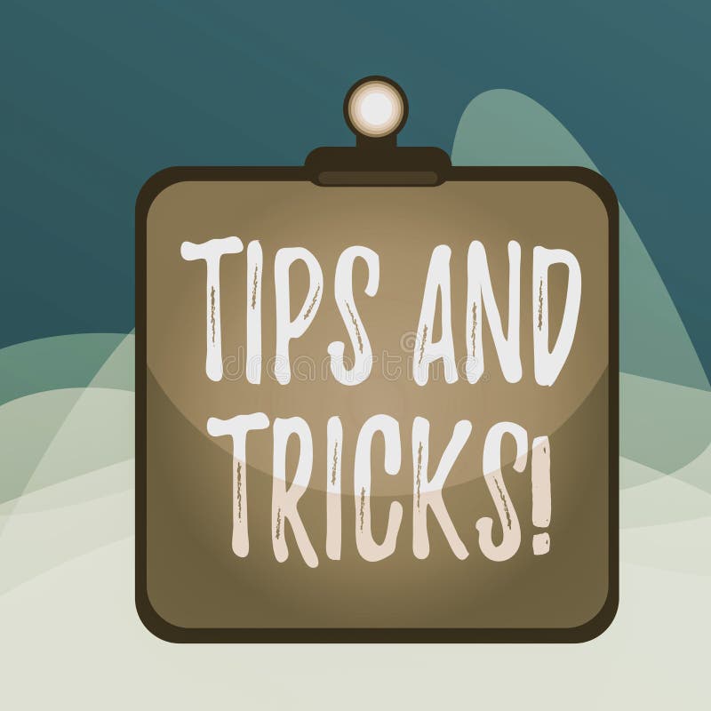 Writing Note Showing Tips and Tricks. Business Photo Showcasing Means ... Writing Note Showing Tips and Tricks. Business Photo Showcasing Means ...