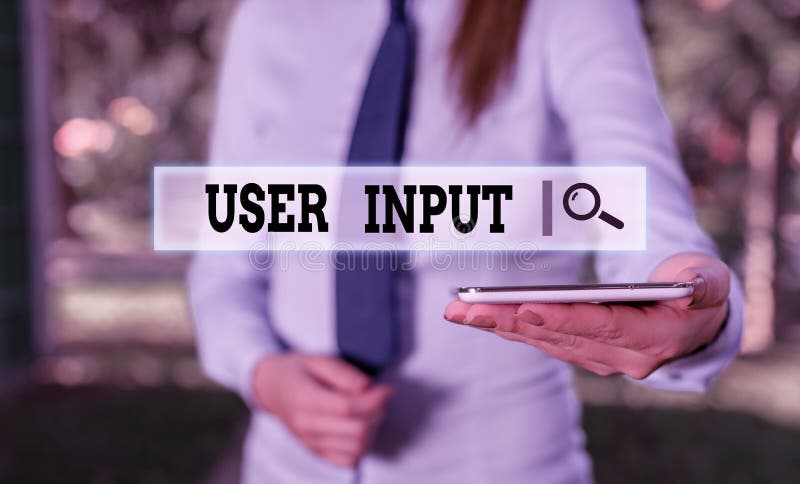 Writing Note Showing User Input. Business Photo Showcasing Any ...