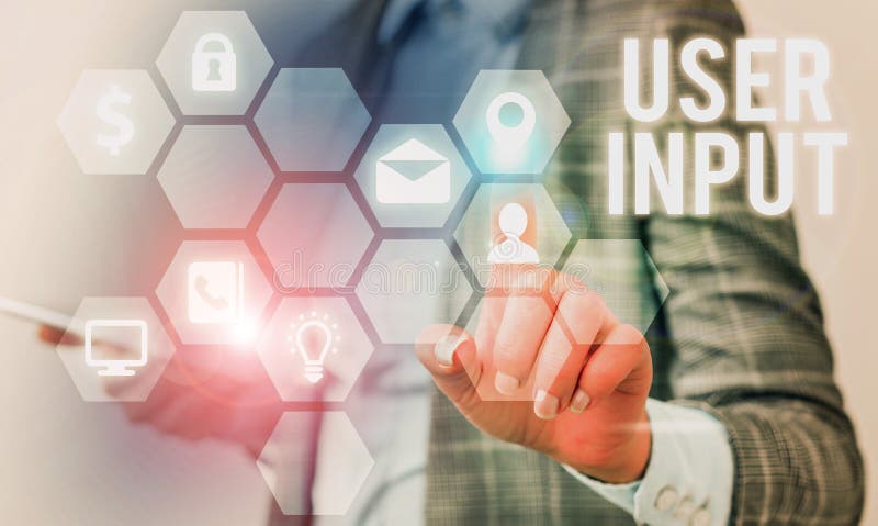 Writing Note Showing User Input. Business Photo Showcasing Any ...