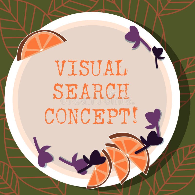 Writing Note Showing Visual Search Concept. Business Photo Showcasing ...