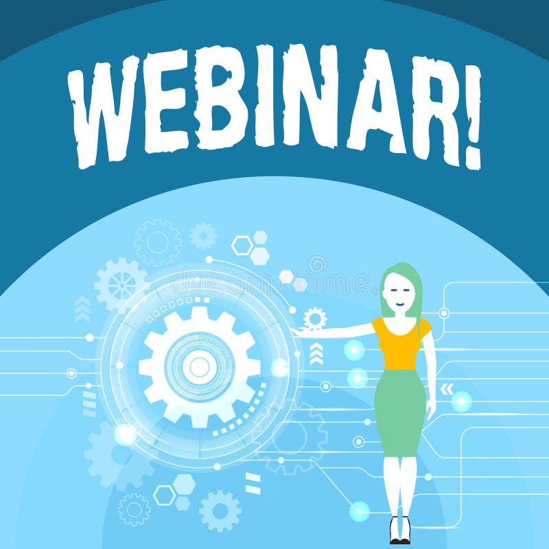 Writing Note Showing Webinar. Business Photo Showcasing Internet ...